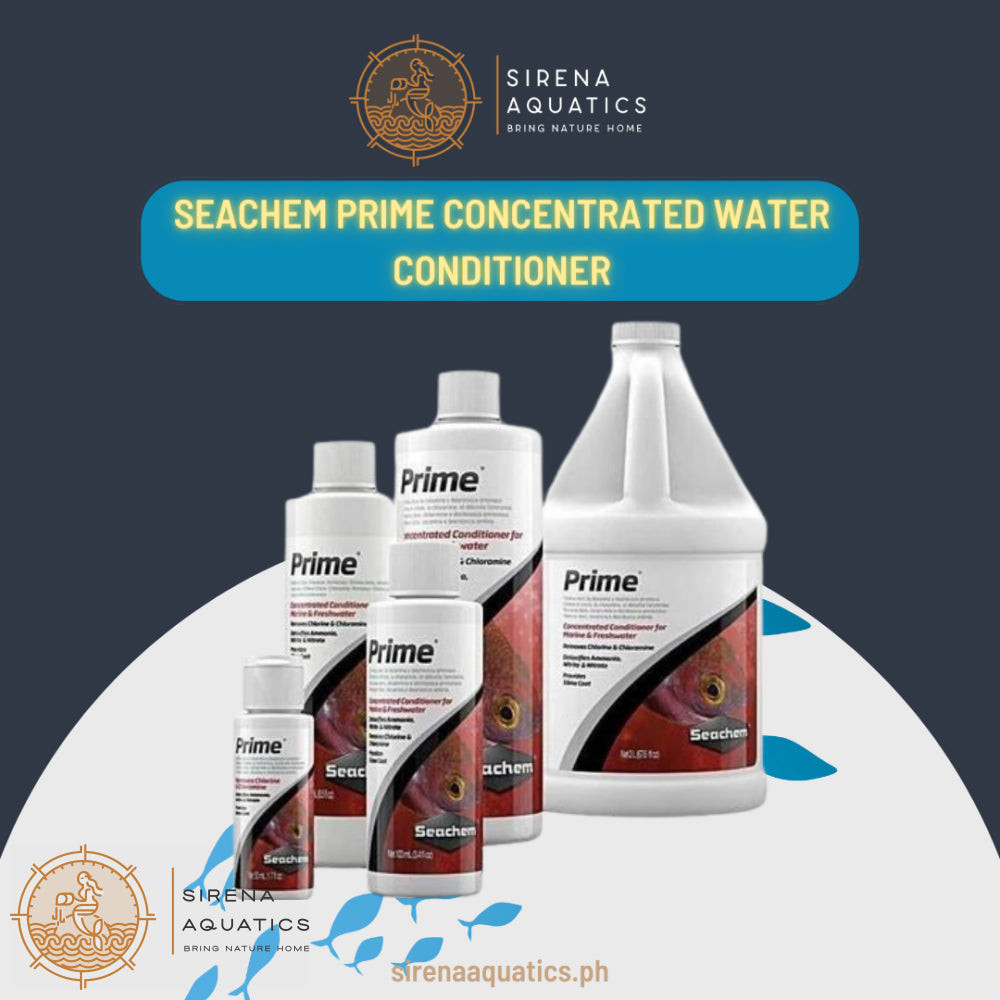 Seachem Prime Water Conditioner - 5x The Concentration Compared To ...