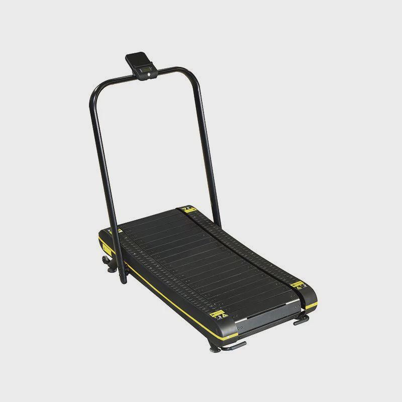 New Track Power Treadmill Gym Curved Mechanical No-Walk Treadmill ...