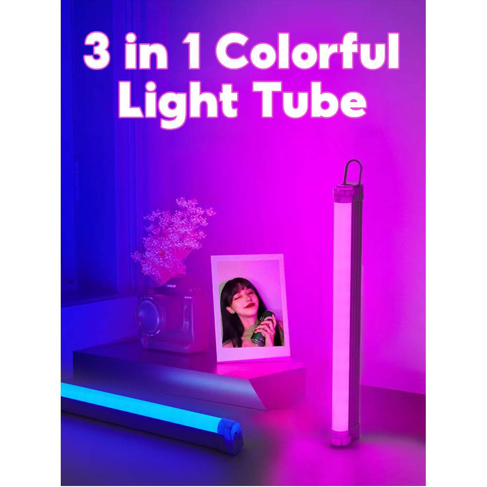 Rechargable Light LED RGB Tube USB Lamp Handheld Photography Lighting ...