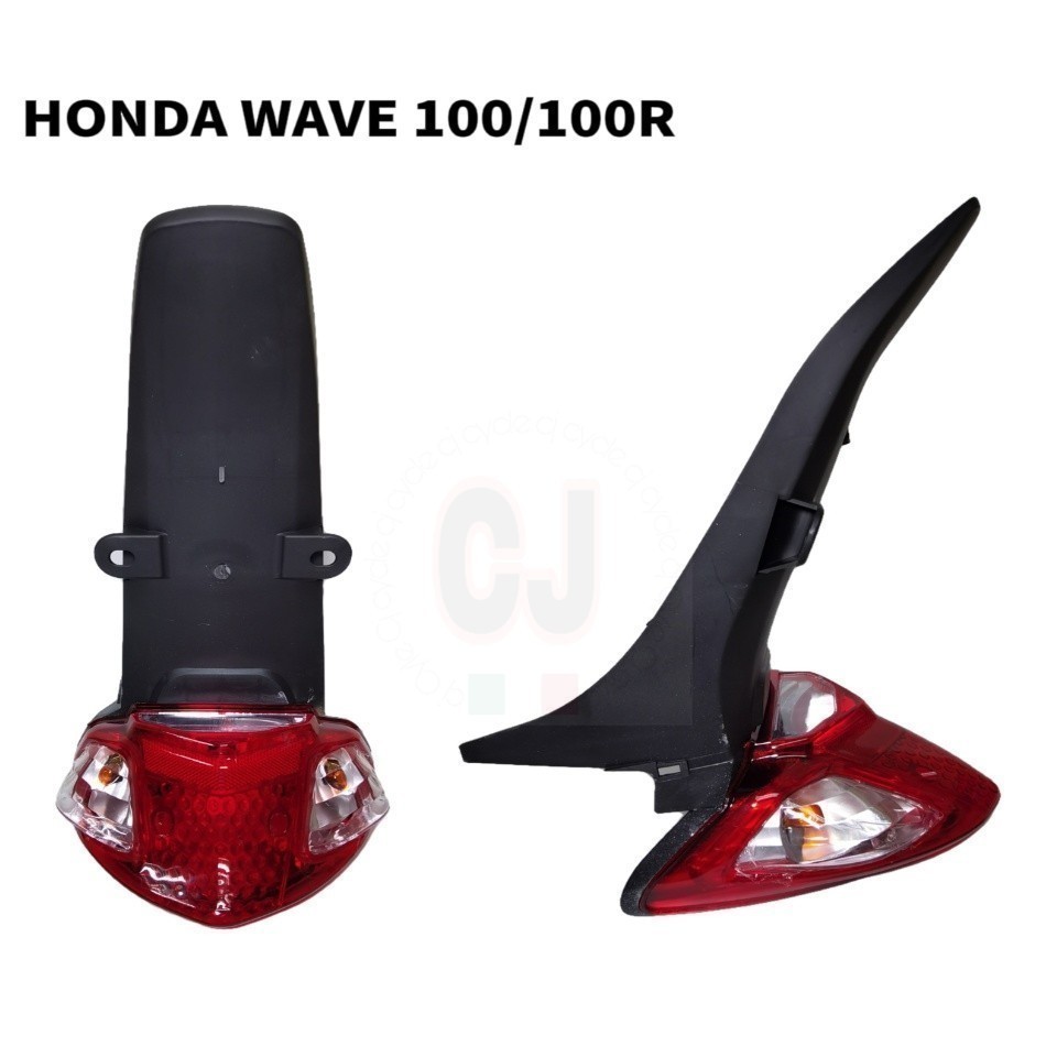 Honda WAVE 100/100R Tail Light Assembly with Bulb n Fender by ...