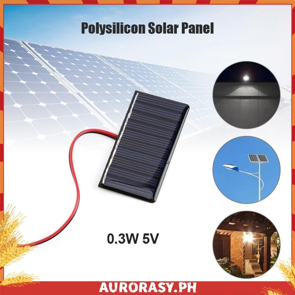 [aurorasy.ph] 0.3W 5V Solar Epoxy Panel with Wire Mini Solar System DIY ...