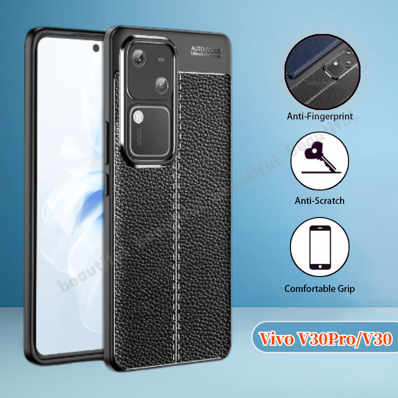 Matte Textured Soft Vivo V30 Pro Phone Case For Vivo V30 V30Pro V 30 VivoV40 5G VivoV30 Casing ...