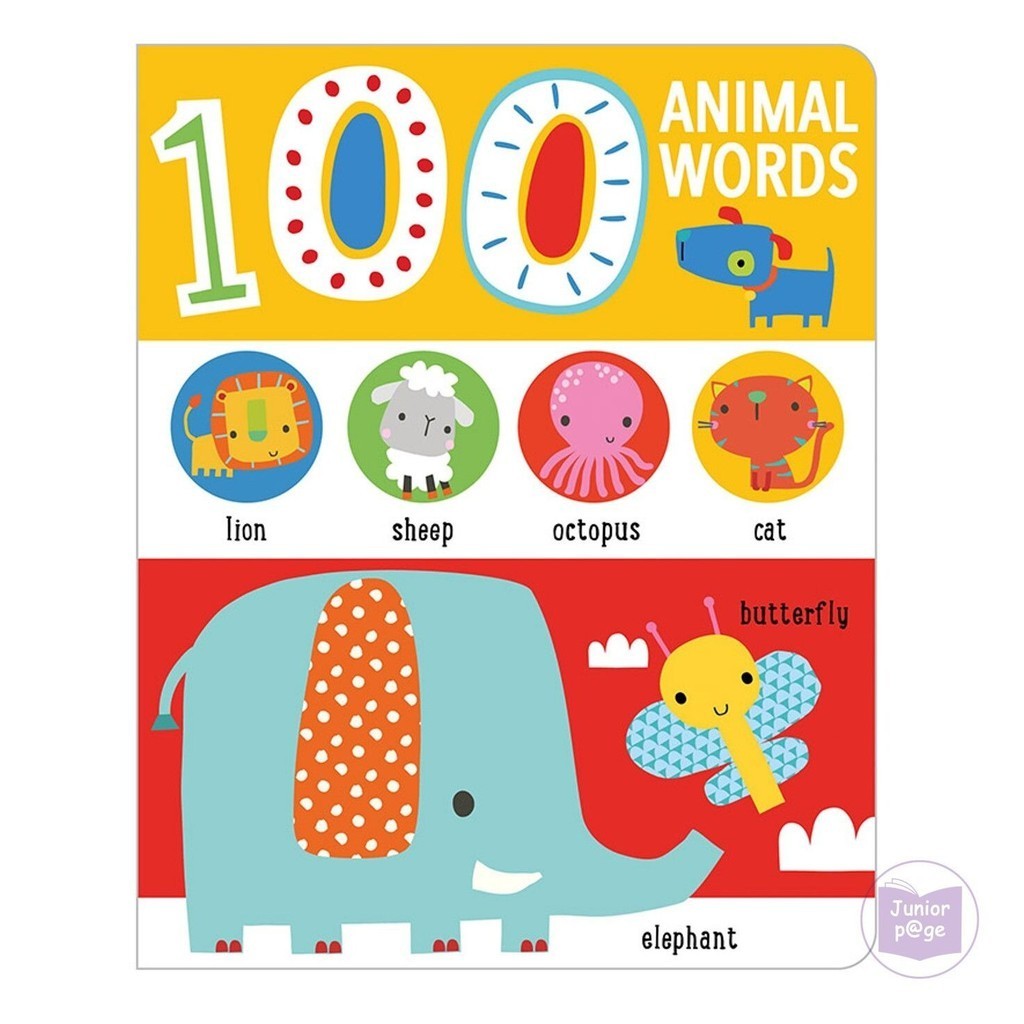 First 100 Animal Words Board Book | Shopee Philippines