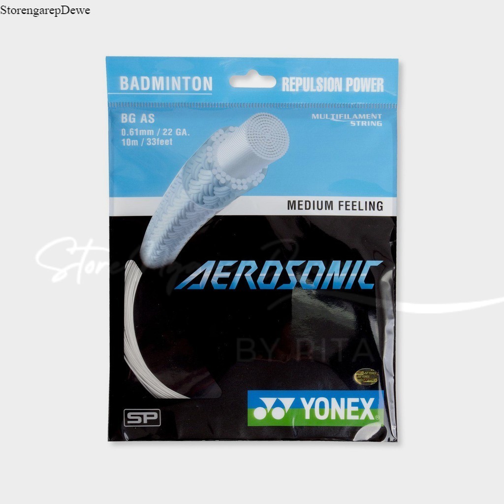 YONEX Badminton String BG AEROSONIC - WHITE original as pictured ...