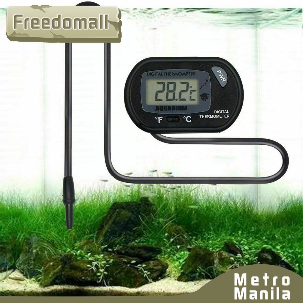 Fish Tank Water Lcd Temperature Meter Digital Aquarium Temp Detector ...