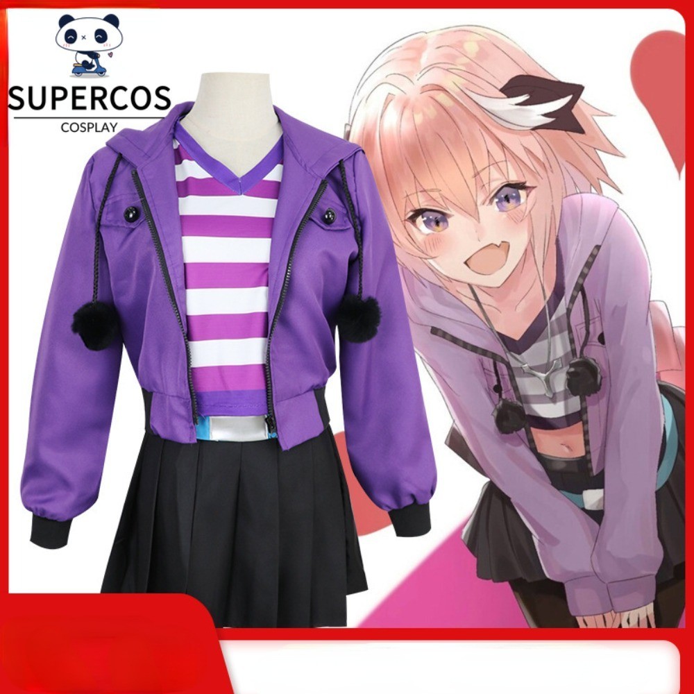 Anime Fate Grand Order Astolfo Cosplay Costume for Women Student ...
