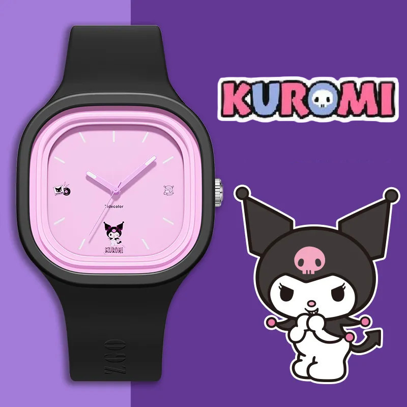 New Sanrio watch Kuromi Cinnamoroll my melody hello Kitty cute skin ...