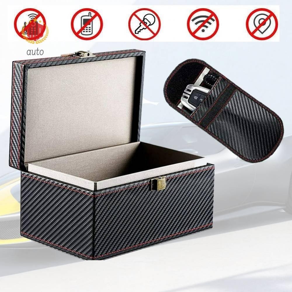 High Quality Signal Blocker Box Key Fob Pouch RFID Black Car Keyless ...