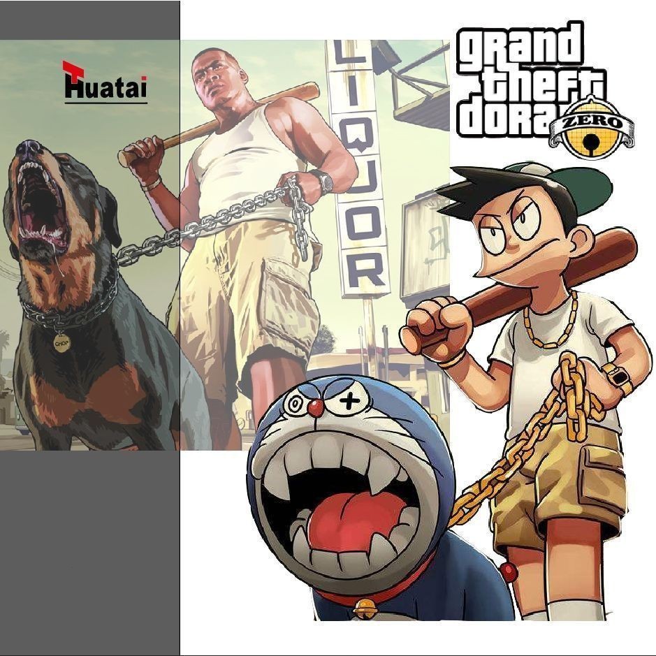 Doraemon nobita fat tiger shizuka卡通贴纸汽车装饰 | Shopee Philippines