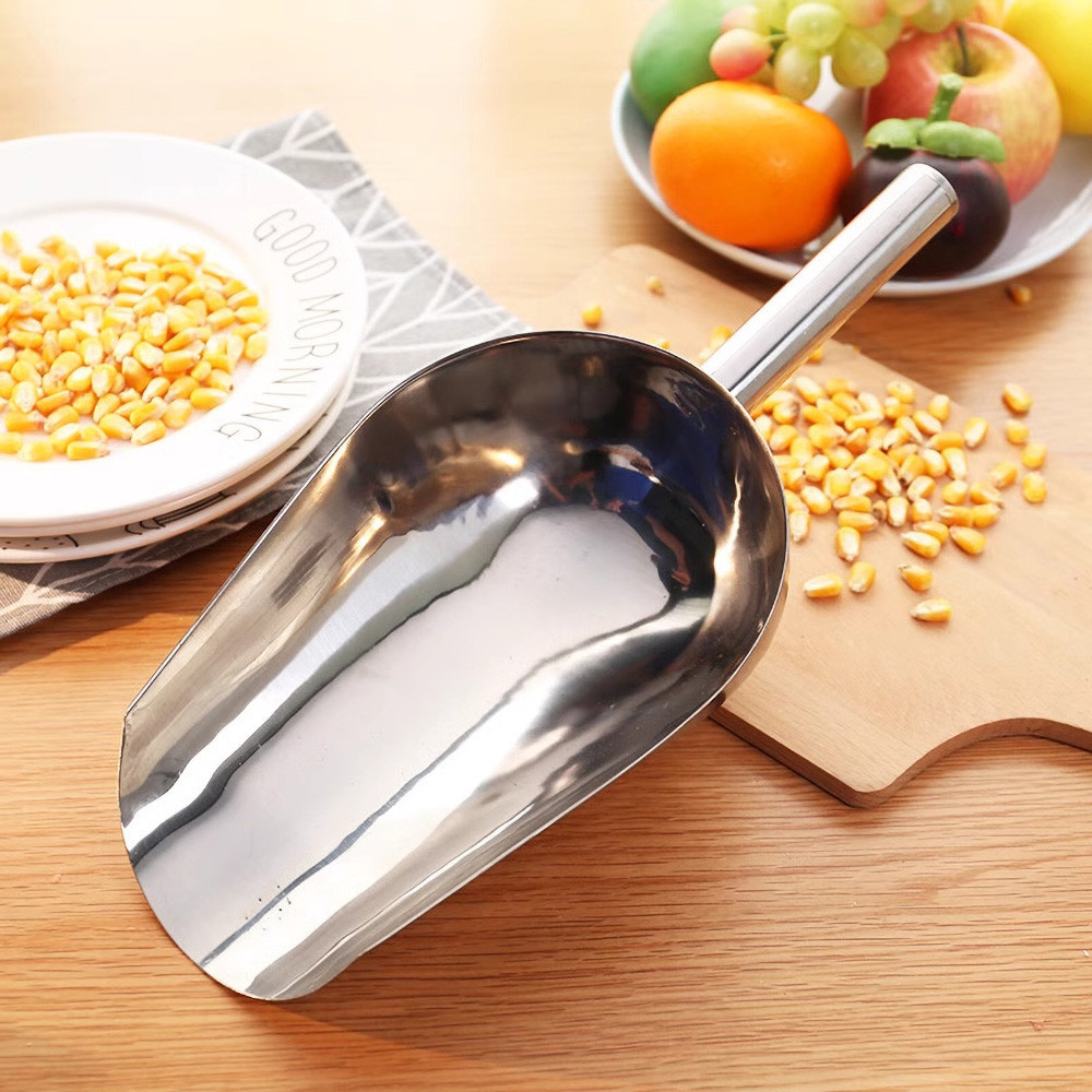 Stainless steel round shovel 8-11 inch mostly use shovel Ice Buffet ...