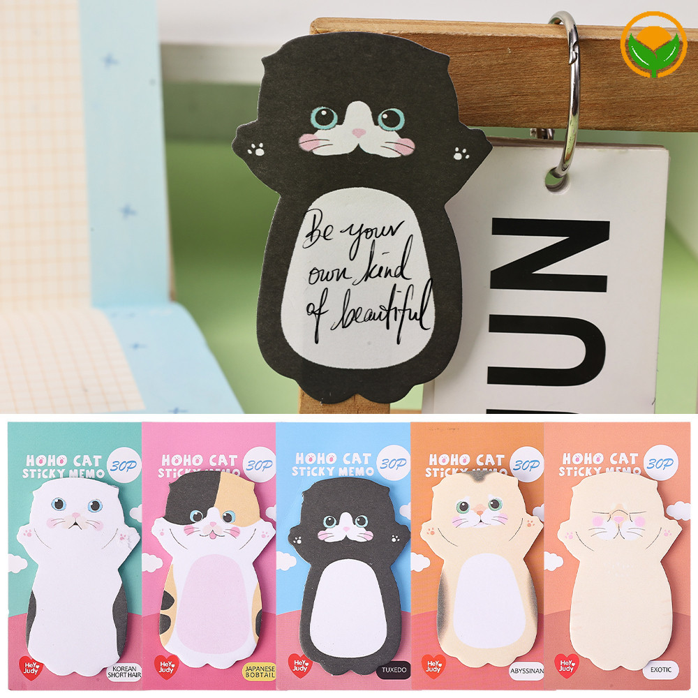 Kawaii Paper Pull-out Type Animal Memo - Refrigerator Self-adhesive ...