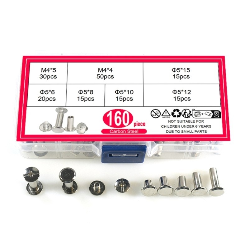 HL Upgraded Metal Rivets Reliable Fastener set Essential Hardware for ...