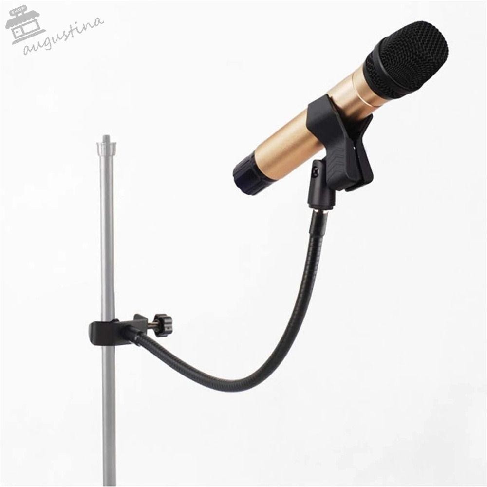 AUGUSTINA Desk Mic Stand Condenser Microphone Tripod Stand Microphone ...