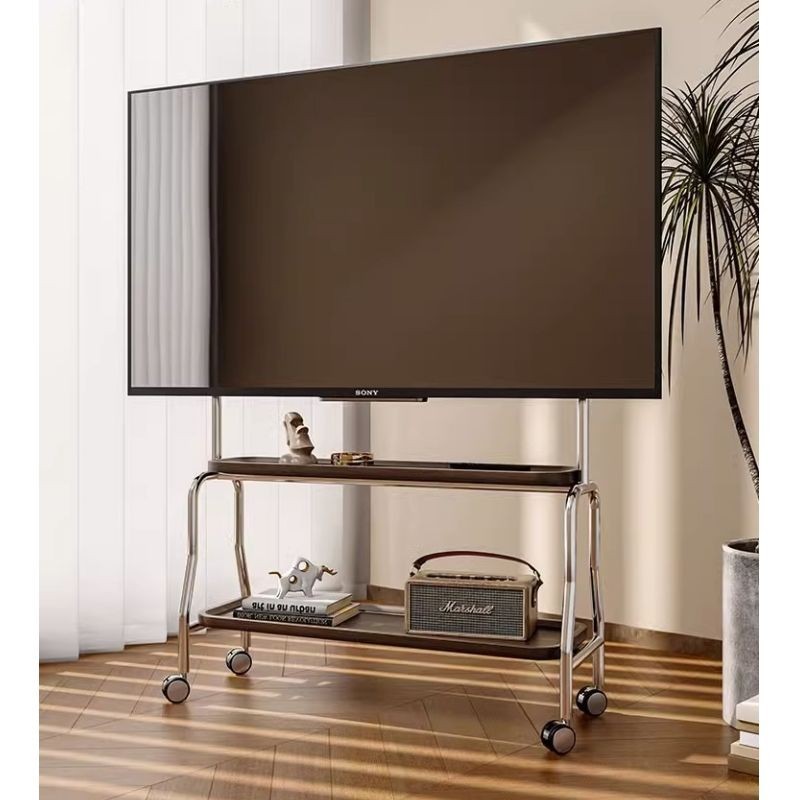 Multifunctional Living Room Mobile TV Stand Floor Stand Movable TV ...