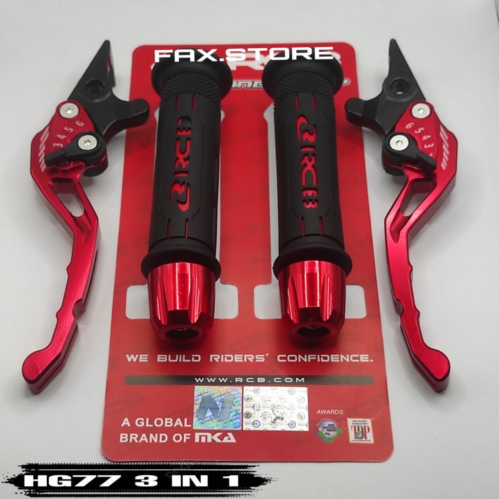 Rcb HANGDGRIP ORIGINAL HG77 + SCALE HANDLE + CNC HANDLEBAR JALU PACKAGE ...
