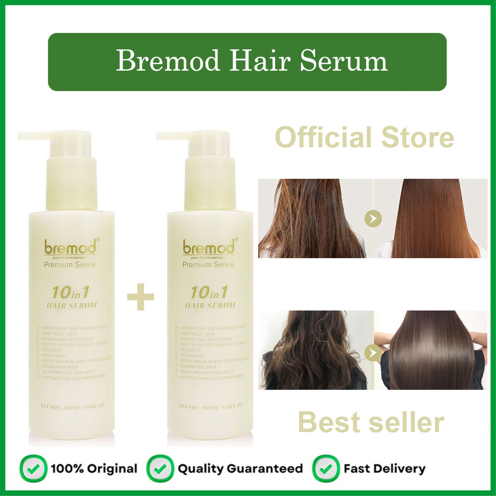 Bremod Premium Hair Serum 10 In 1 Repair Dry Damaged Hydrate Smooth ...