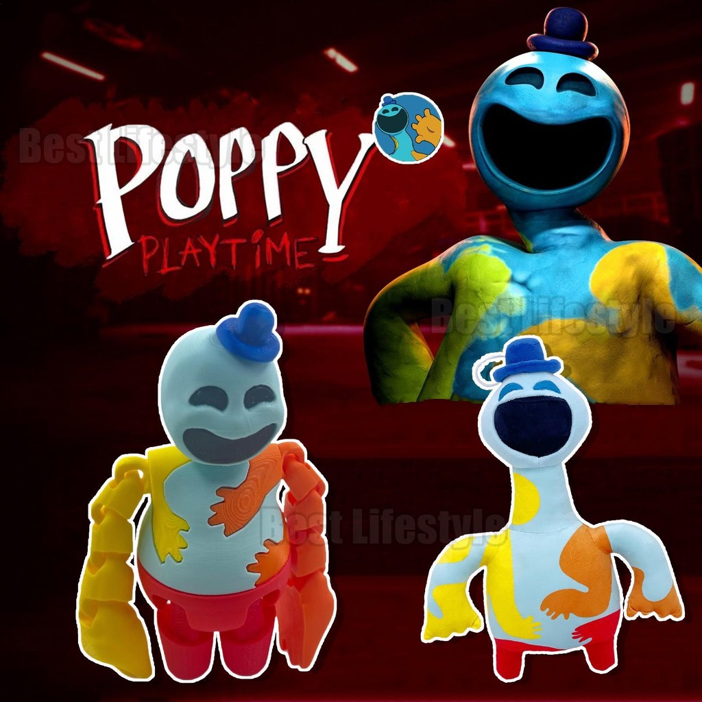 Poppy Playtime 4 Doey Plush Doll The Doughman 3D Printed Game Character ...