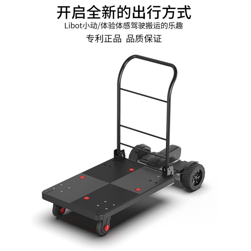 LITBOT Small Motion Sensing Electric Trolley for Grocery and Parcel ...