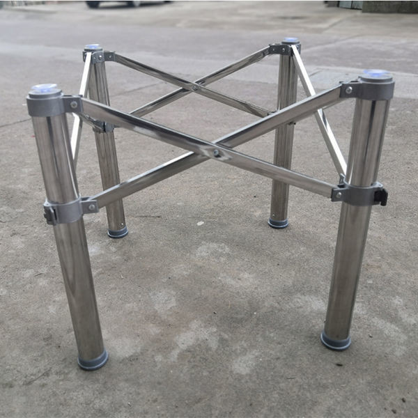 Stainless Steel Round Table Table Frame Folding Table Frame Round Top ...