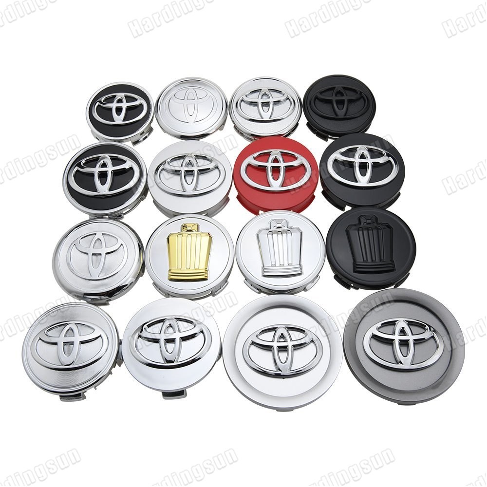 4 Units Toyota Rim Cap 53MM & 57MM & 62MM & 78MM Alloy Wheel Center ...