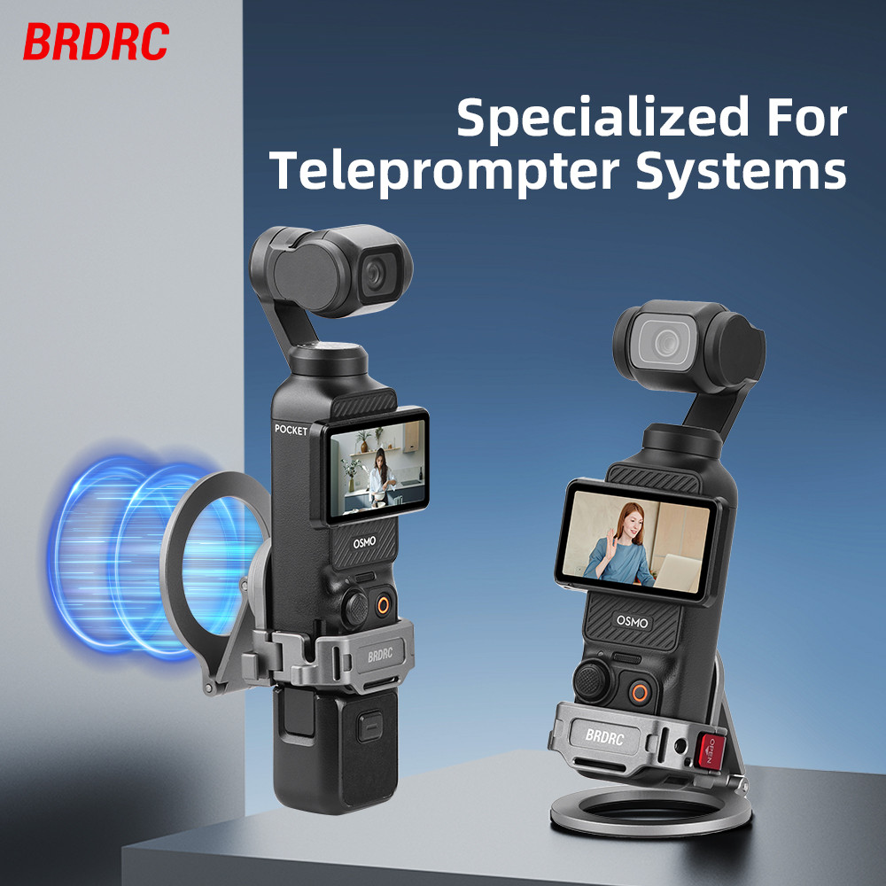 For DJI Pocket3 teleprompter bracket and Pocket3 action camera magnetic ...