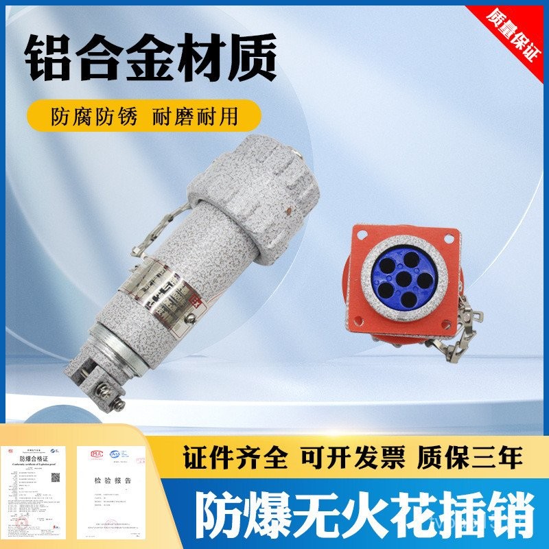 Explosion-Proof Non-Sparking Three-Phase Five-Pole Plug Socket Aviation ...