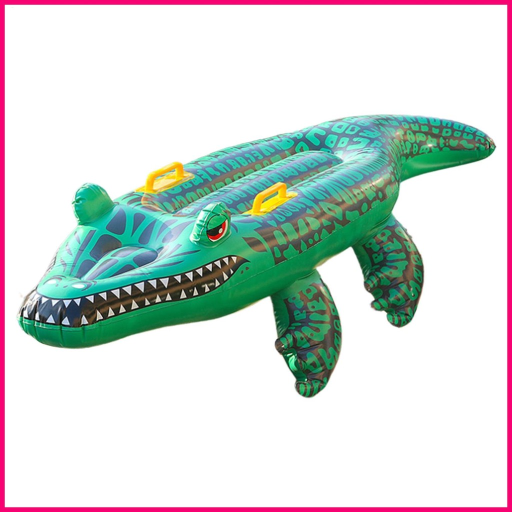Crocodile Pool Float Alligator Shape Pool Floaties Large Blow Up Pool ...