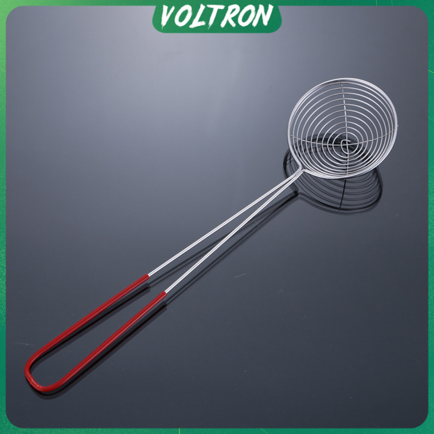 Voltron Stainless Steel Strainer Filter Kitchen Colander with Red ...