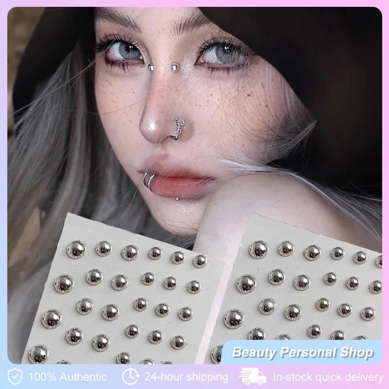 Lip Piercing Eyeshadow Face Diamonds Sticker No Need for Piercing ...