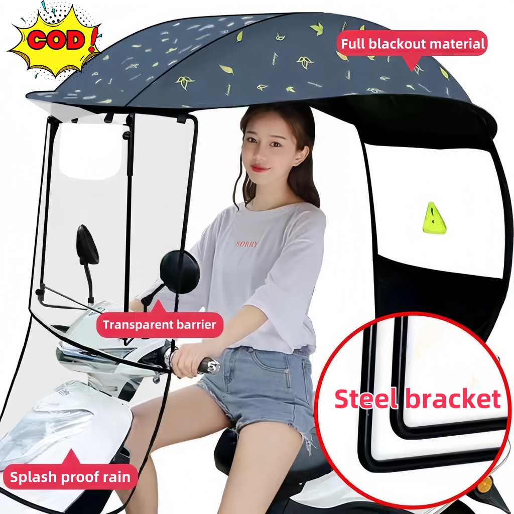 2025 NEW More Stable Canopy For motorcycle Rainproof and Windproof ...