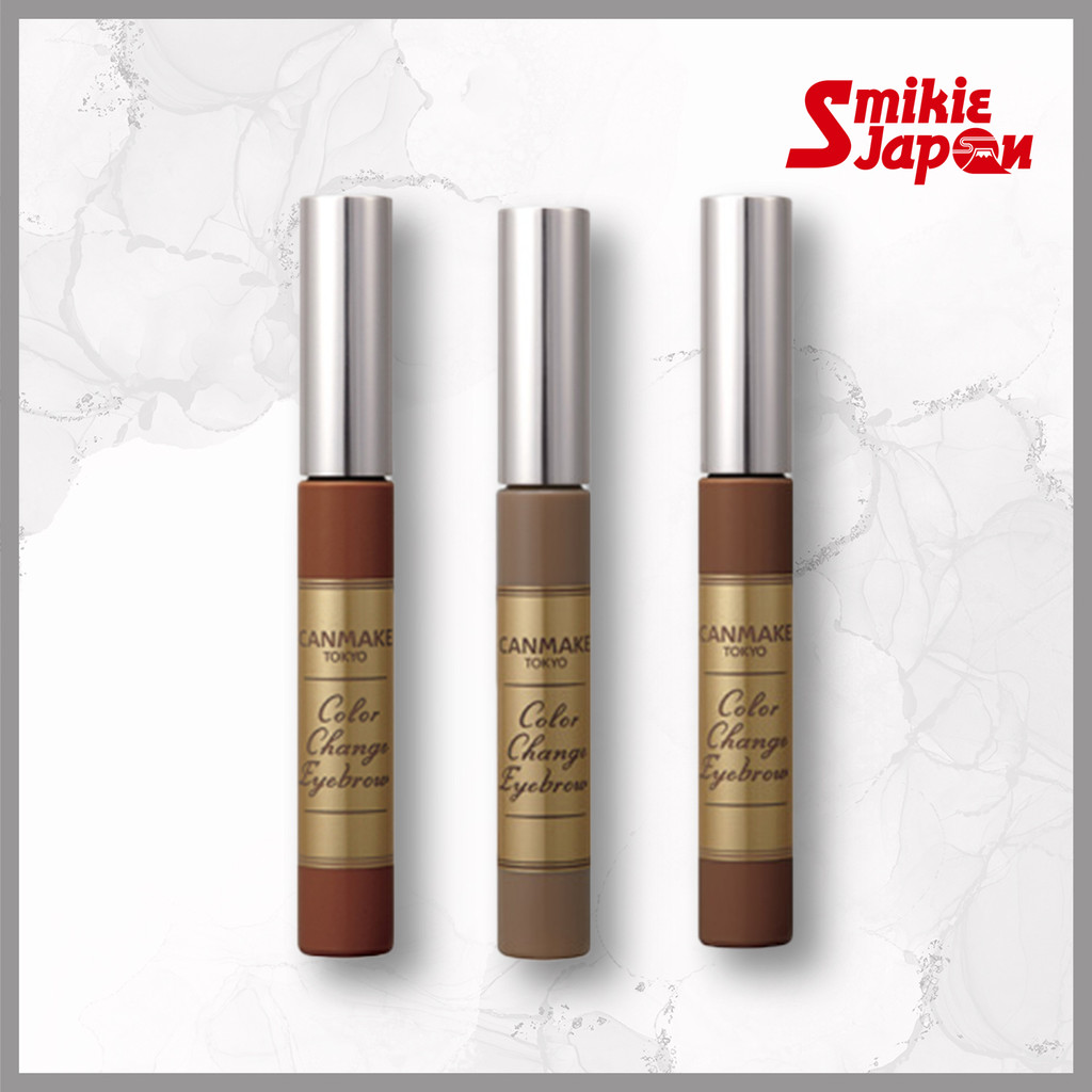 CANMAKE Color Change Eyebrow - Cocoa Brown, Natural Brown, Almond Brown ...