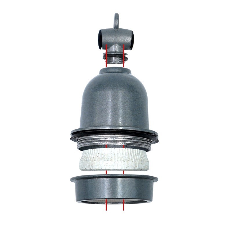 Reptile Pet Heating Lamp Holder E27 Dome Ceramics Bulb Light Holder ...