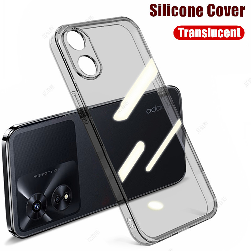 For OPPO A58 4G CPH2577 Slim Fit Crystal Clear Flexible Inner Silicone ...