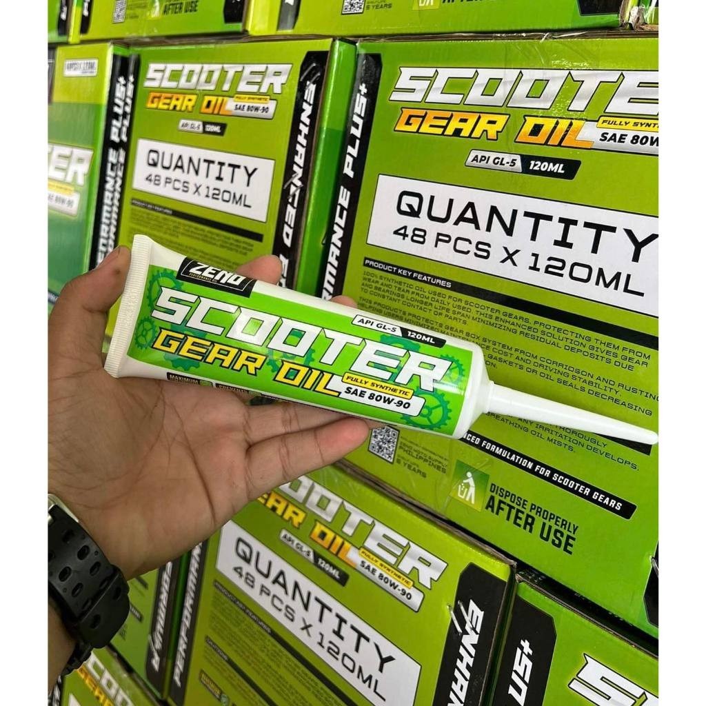 ZENO GEAR OIL 80w90 120ML Motorcycle Scooter| High Performance | Shopee ...