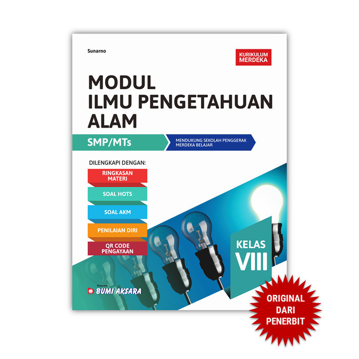 Natural Science Module Kls VIII SMP/MTs [Kur Merdeka] BUPEL BUMI AKSARA ...