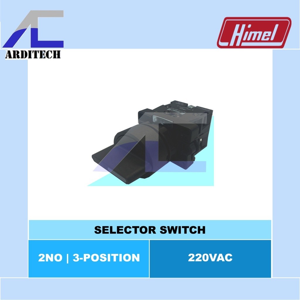 HIMEL Selector Switch | 3position | 2NO | 220V | Shopee Philippines