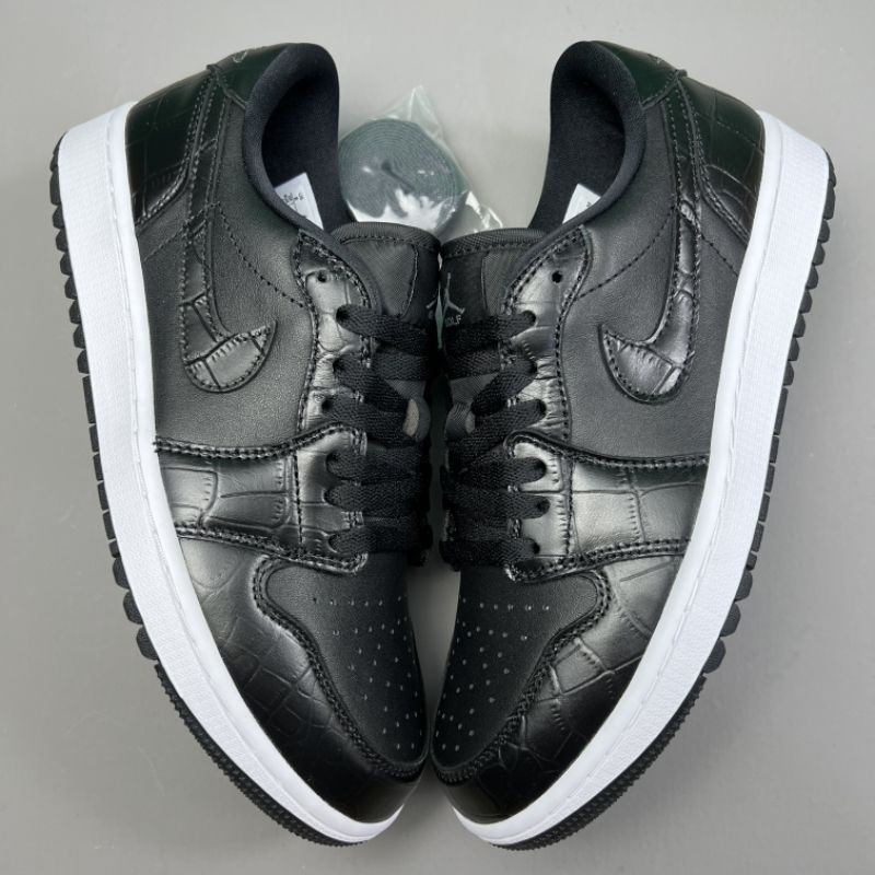 Jordan 1 Low Golf Black Croc | Shopee Philippines