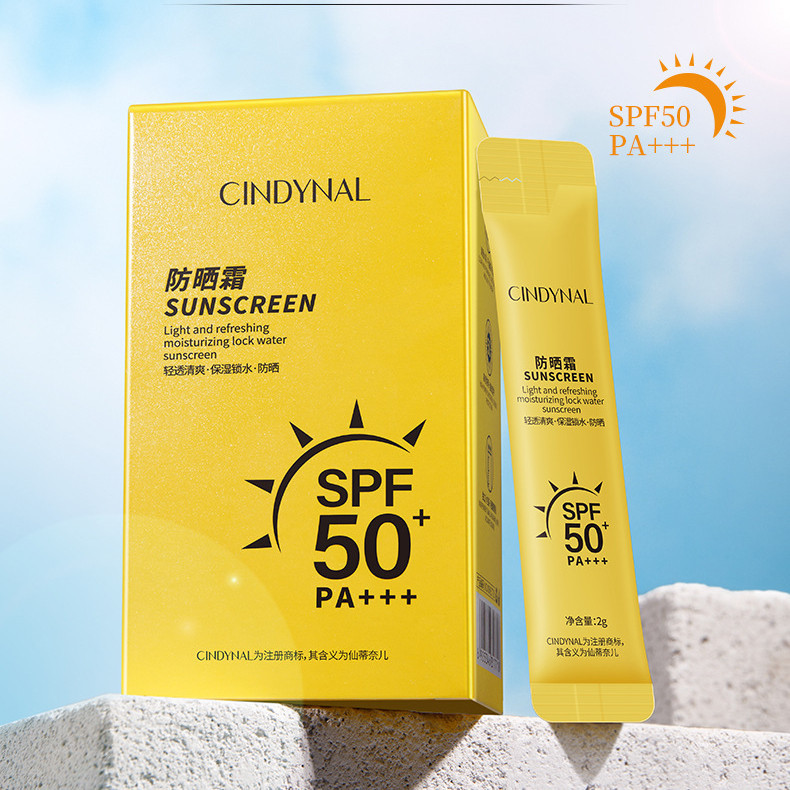 Sunscreen 20pcs/box Anti UVA UVB Refreshing Sun Isolation Cream Spf50 ...