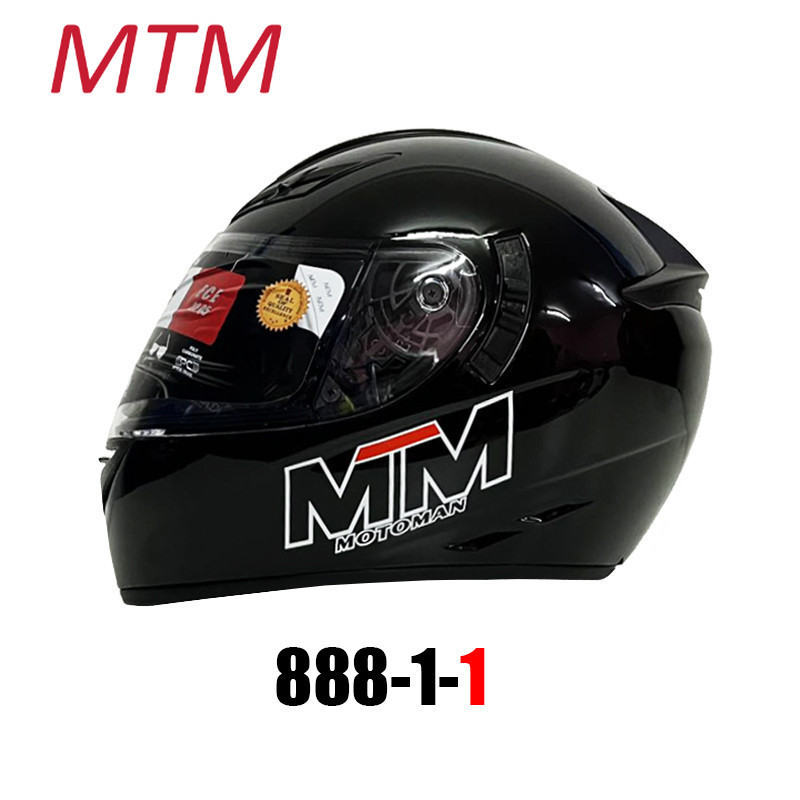 MTM 888-3 888-1 MOTOMAN Motorcycle Helmet Full Face Open Face Helmet for men | Shopee Philippines