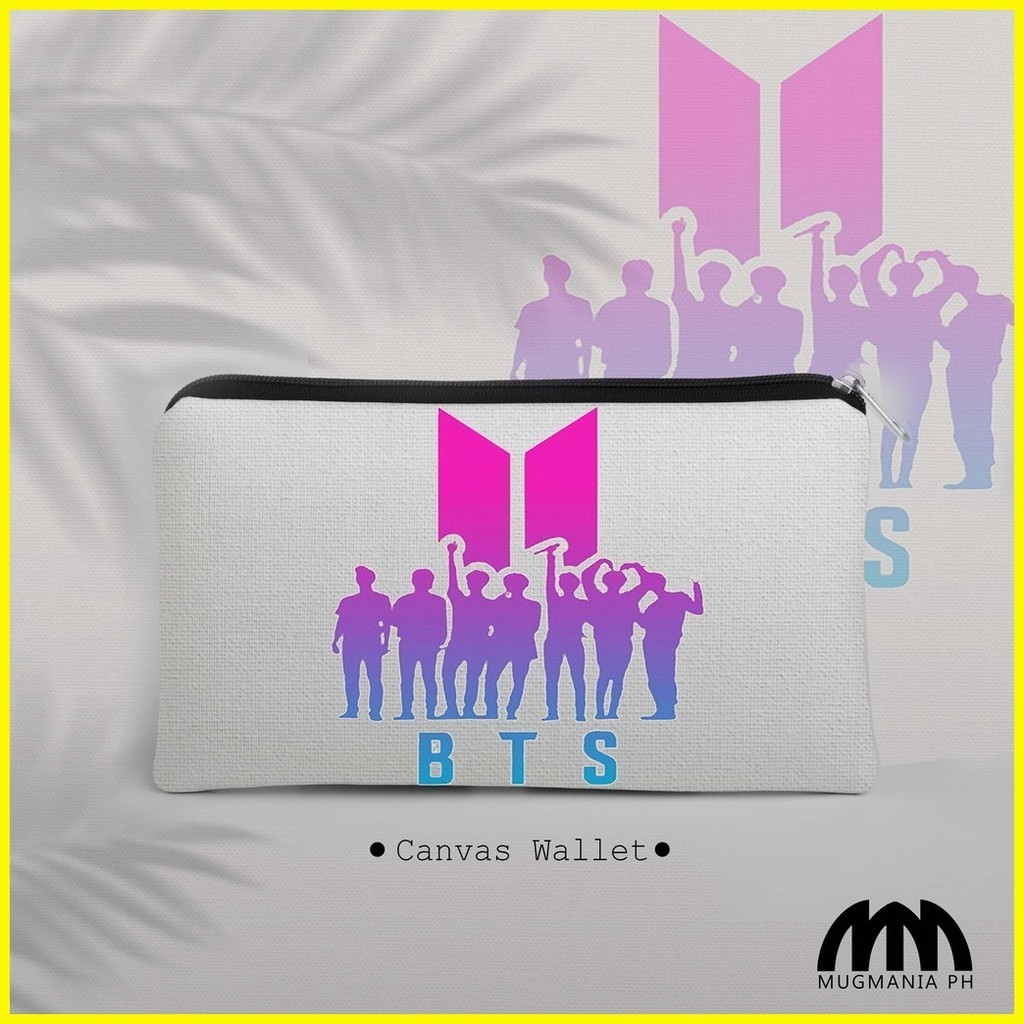 【Super Economical Choice】 BTS x BT21 Canvas Wallet - Mugmania - BTS ...
