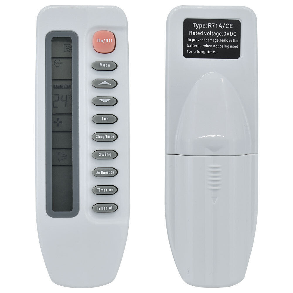 New R71A/CE For MIDEA KOMECO Tornado Air Conditioner Remote Control ...