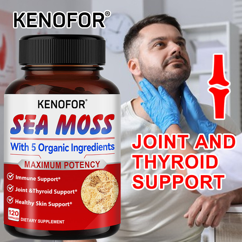 KENOFOR Seaweed Capsules, 120 Capsules, Made with Bladder Frame and ...