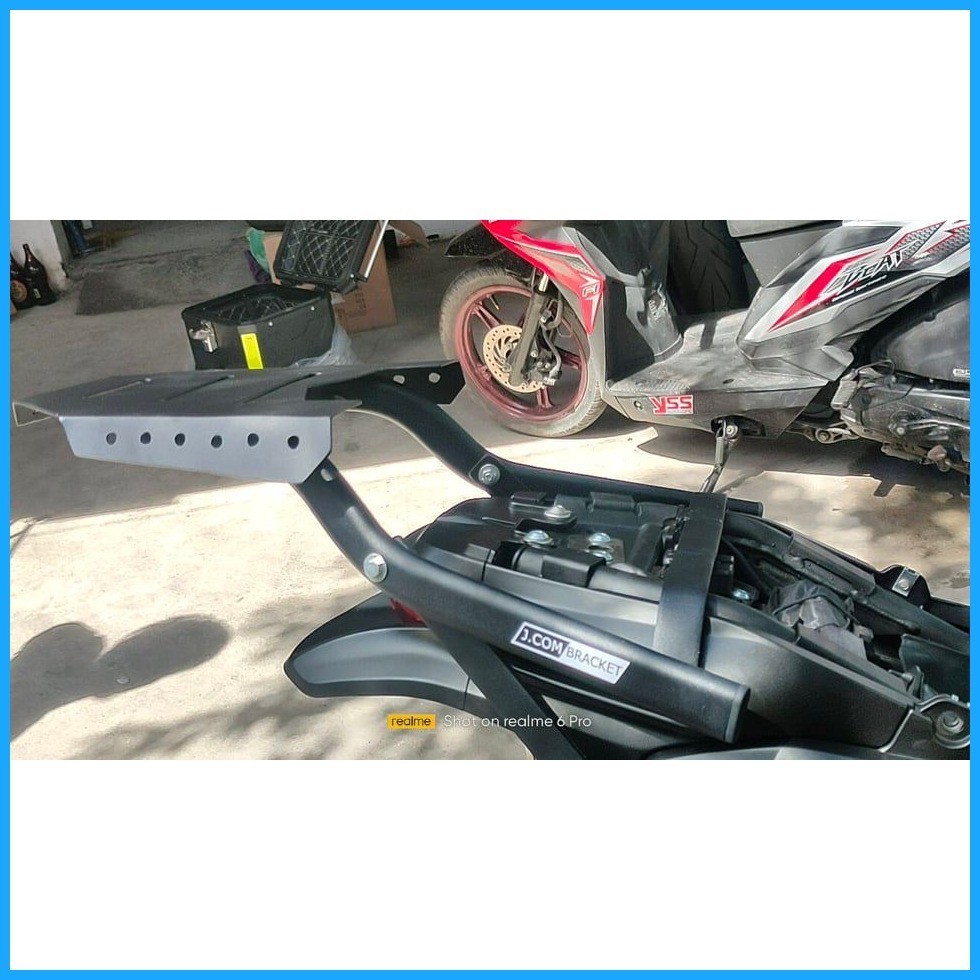 RUSI TITAN 250 Original J.COM HEAVY DUTY TOP BOX BRACKET | Shopee ...