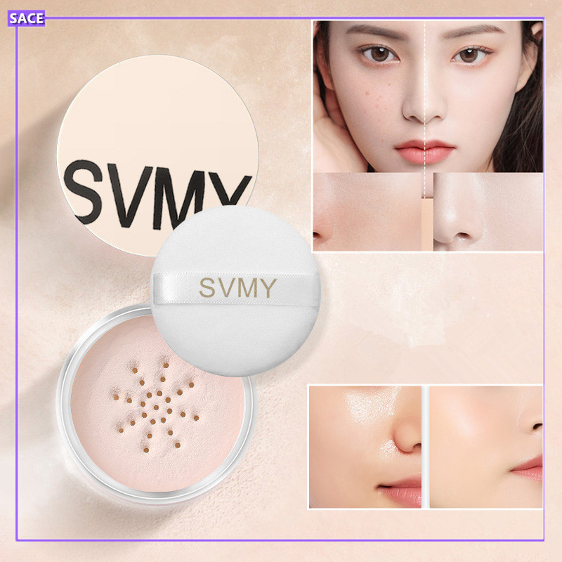 SVMY with Free Puff Waterproof Oil Control Loose Concealer Setting ...