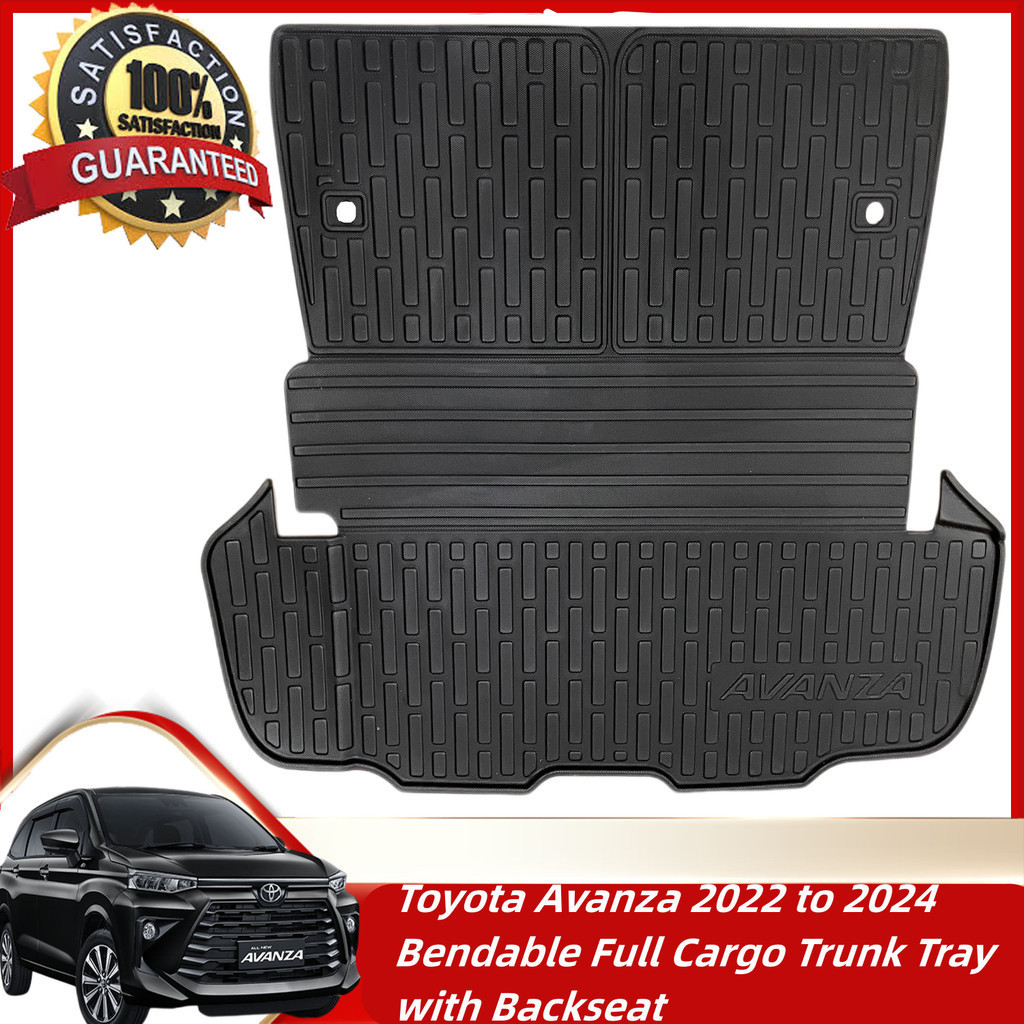 TOYOTA AVANZA 2022 -2024 Diamond 5D Bendable Full Cargo Trunk Tray with ...