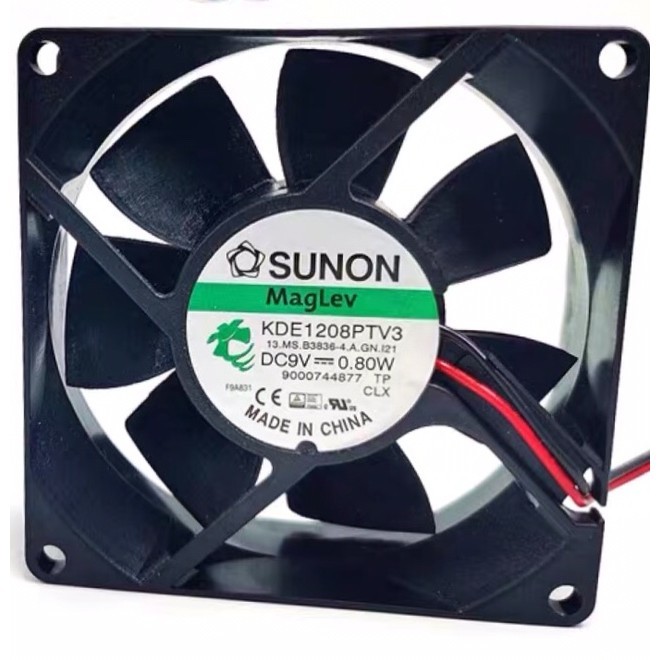 Jianzhun KDE1208PTV3 Silent 8025 8CM Maglev Bearing 9V12V Universal ...