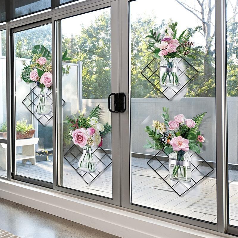 3d Glass Stickers Decorative Window Window Grilles Stickers Window ...