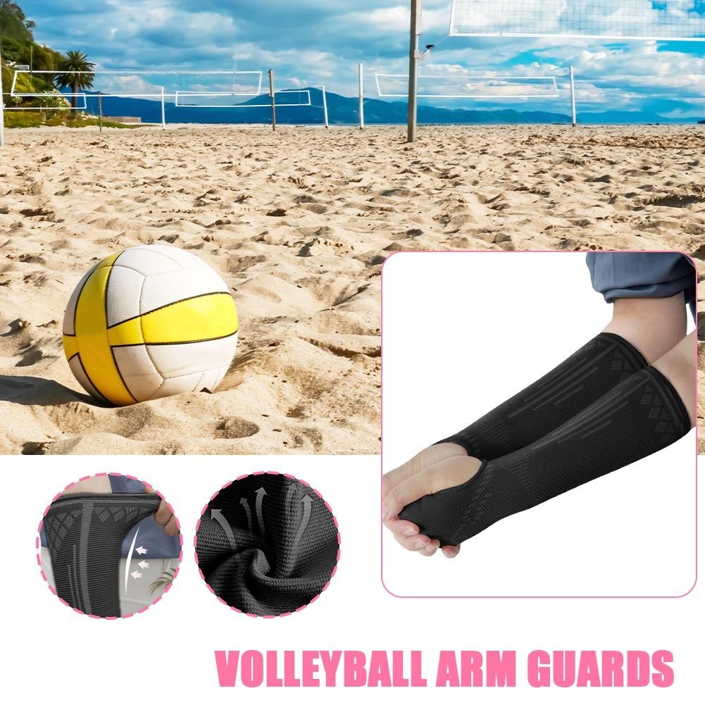 Volleyball Arm Guard Sleeves Sports Wristbands Protector Forearm ...