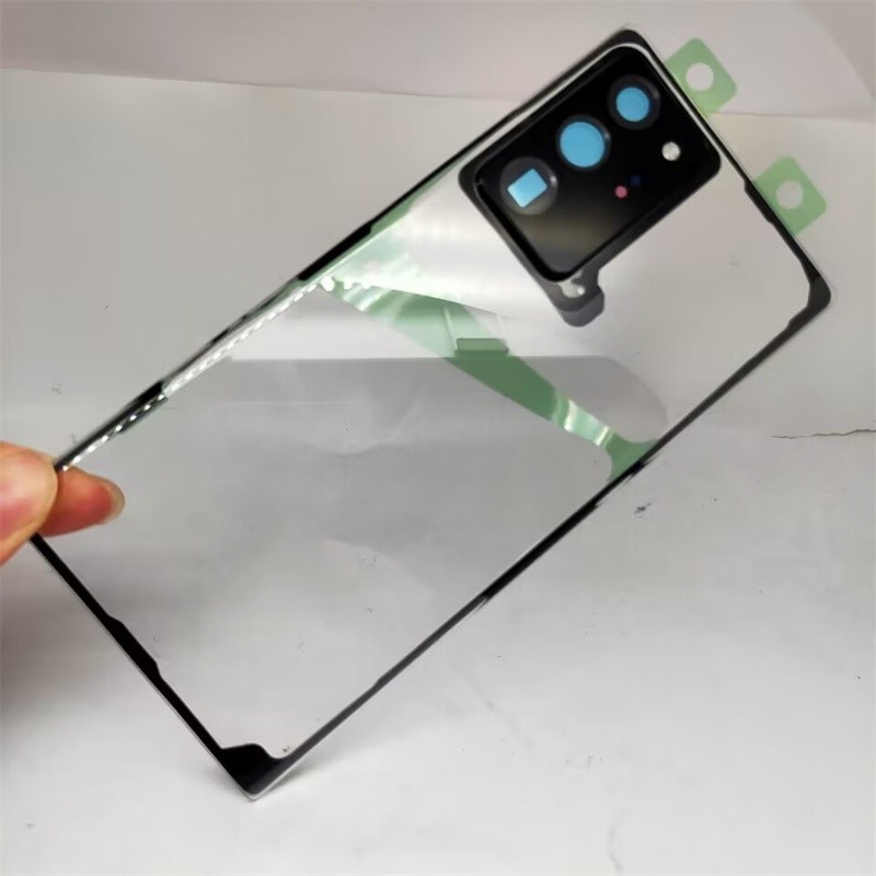 Transparent Back Battery Cover for Samsung Galaxy Note 8 9 10 Note+Plus ...
