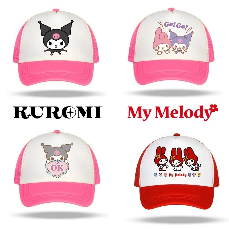 kuromi cartoon printed baseball cap my melody breathable sun hat ...